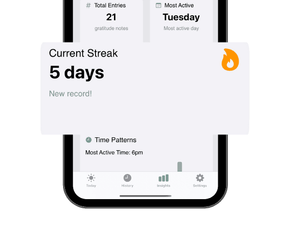 GratitudeBuddy - The Best Daily Gratitude Journal App for iPhone